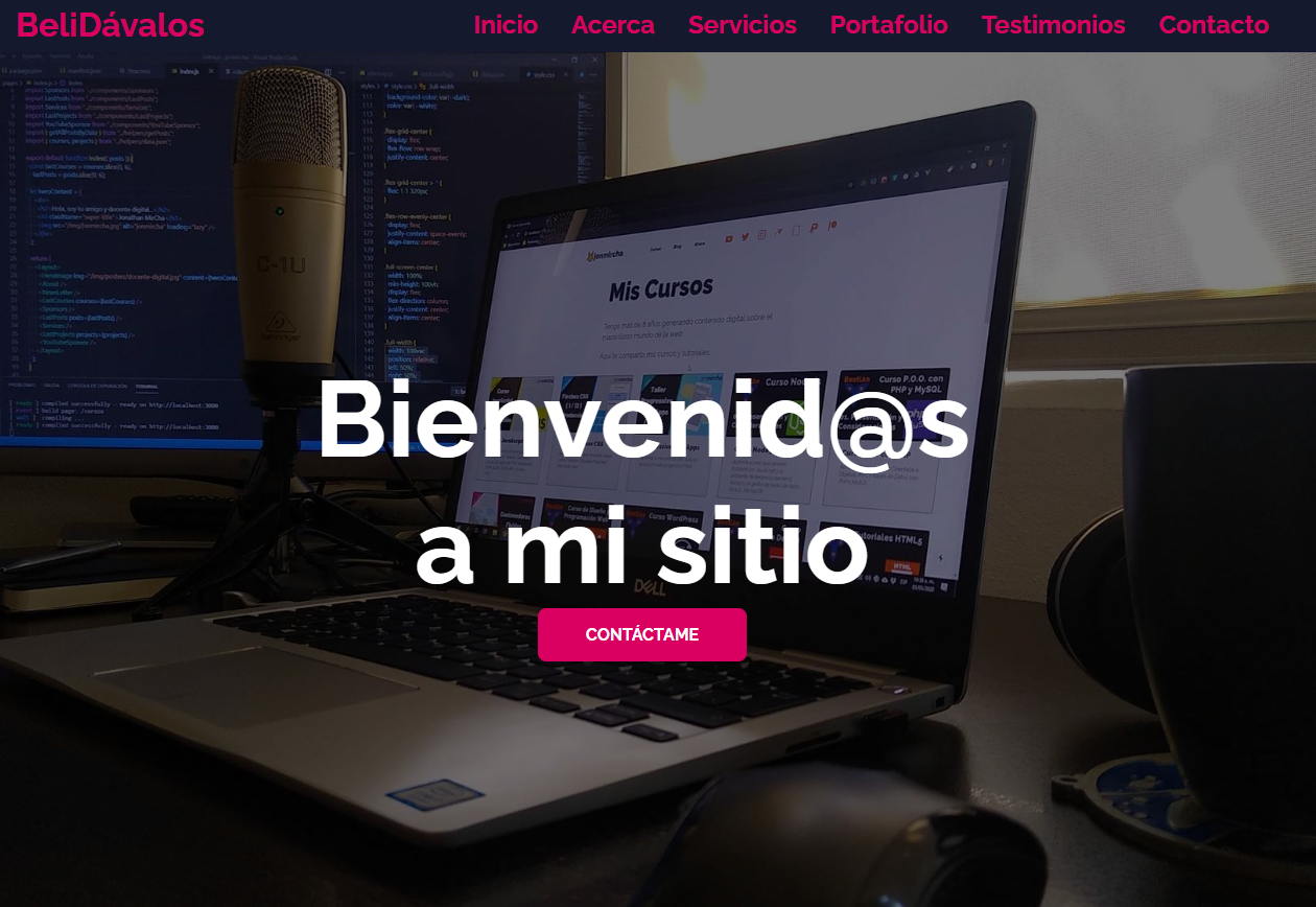 Portafolio CV - Belisario Dávalos